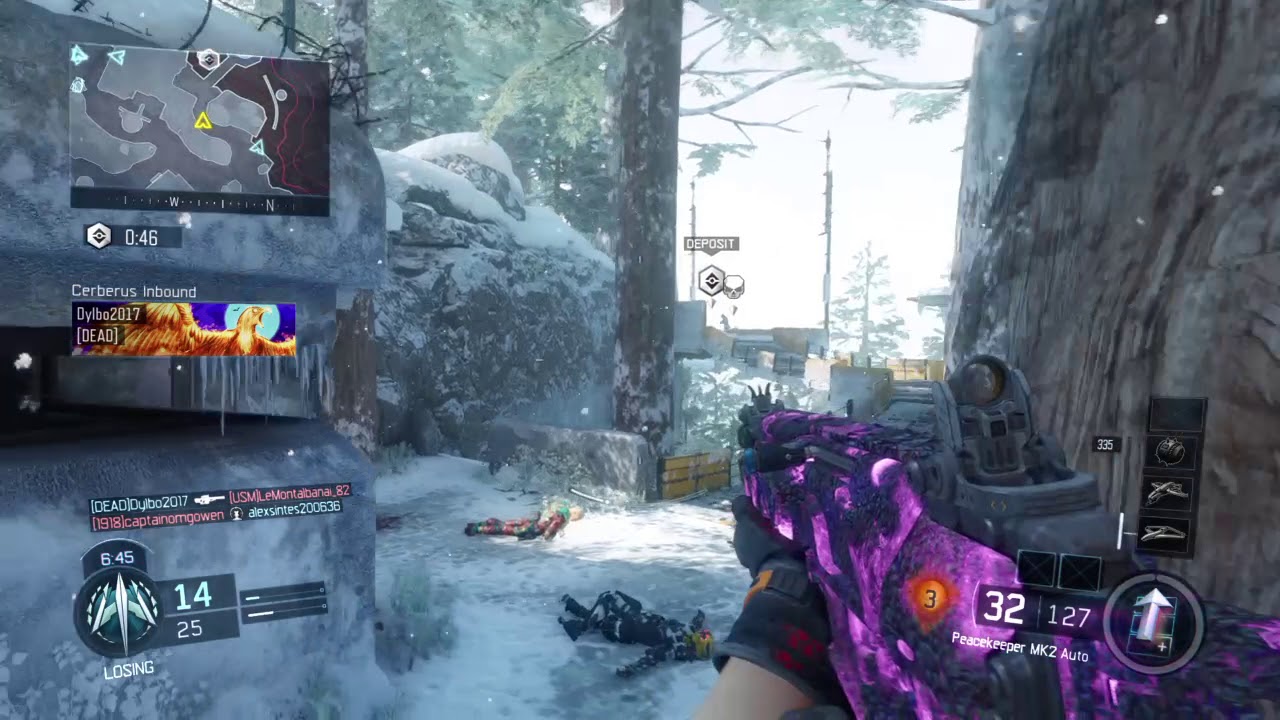 Call of Duty®: Black Ops III new redwood snow map ( Wraith and rap ...