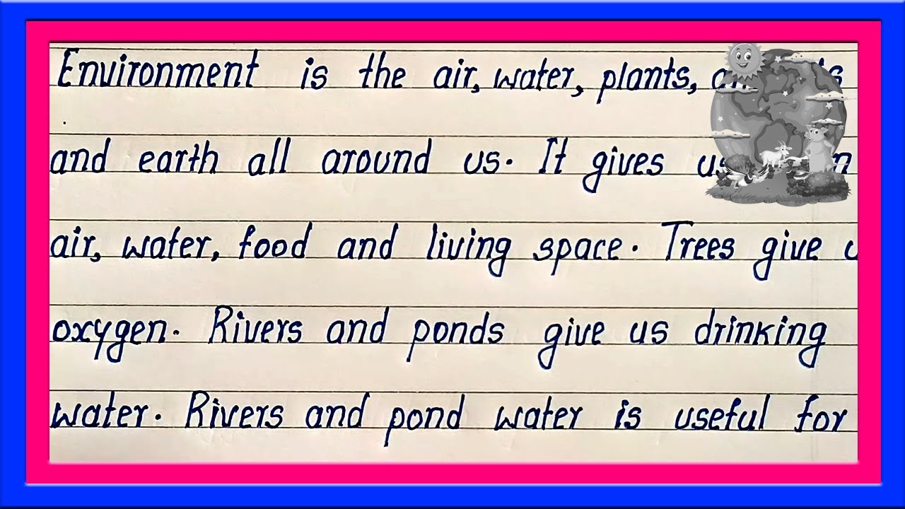 Write Simple English Essay on Environment | Easy and Short English ...