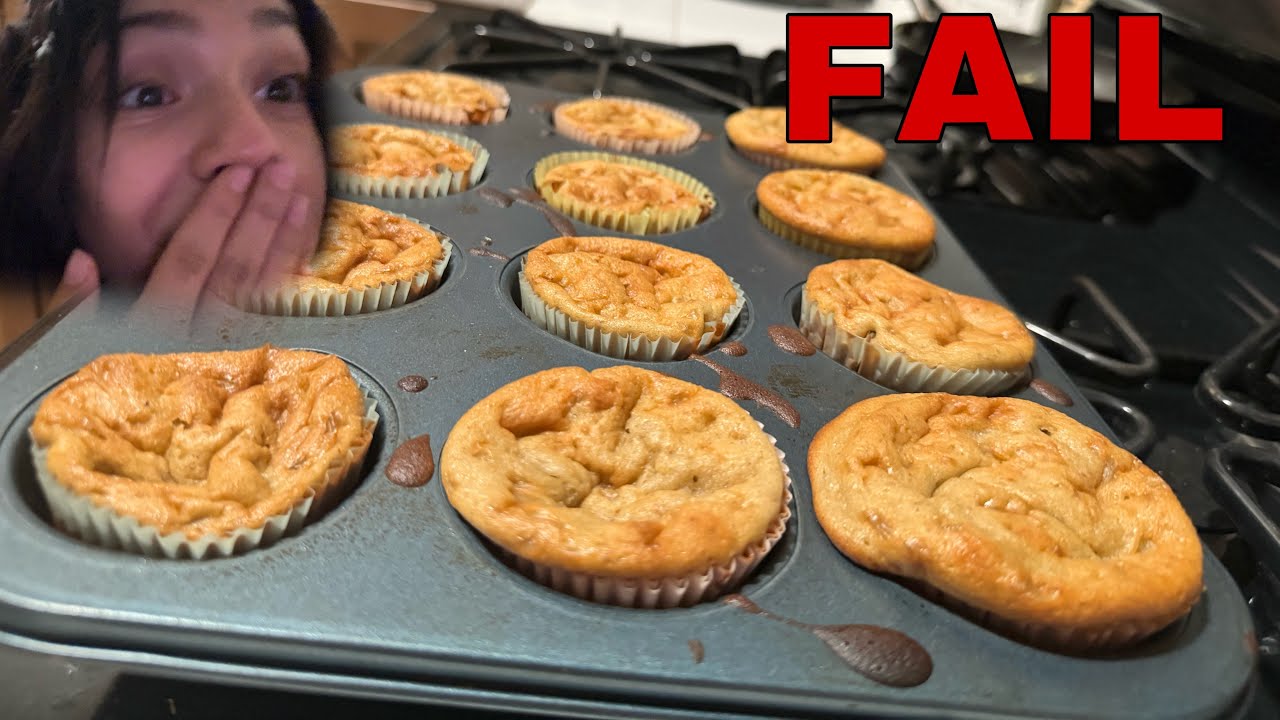 ATTEMPTING to bake muffins *FAIL* - YouTube