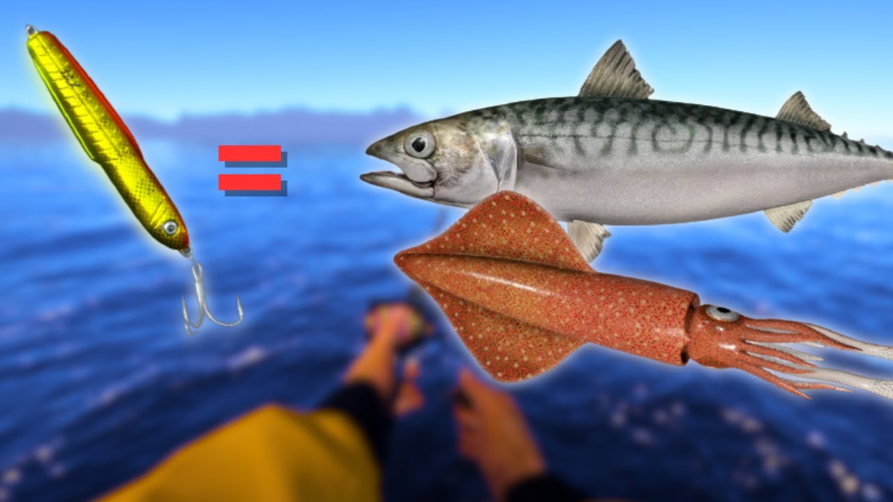 MACKEREL & SQUID SPOT IN NORWAY SEA! | #750 Russian fishing 4 - YouTube