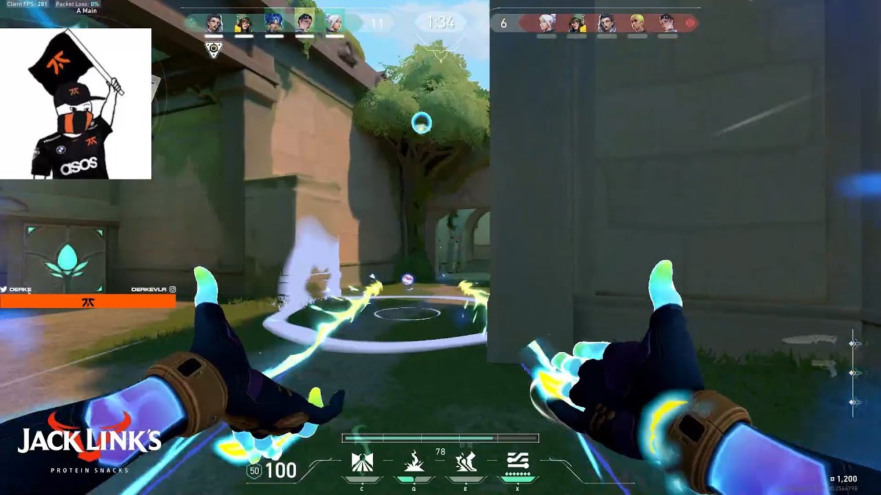 NEON OP! NEON BUFF! MVP! FNATIC DERKE NEON VALORANT RANKED GAMEPLAY ...