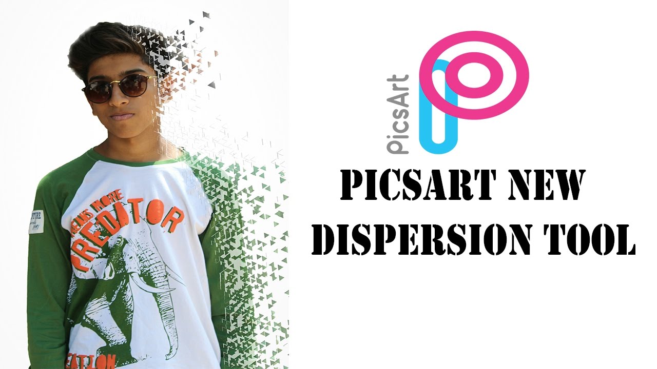 Picsart editing tutorial | How To Use The New Dispersion Tool - YouTube