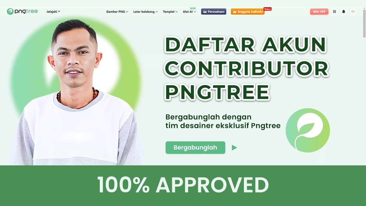 Panduan Lengkap Daftar Akun PNGTREE Contributor - YouTube