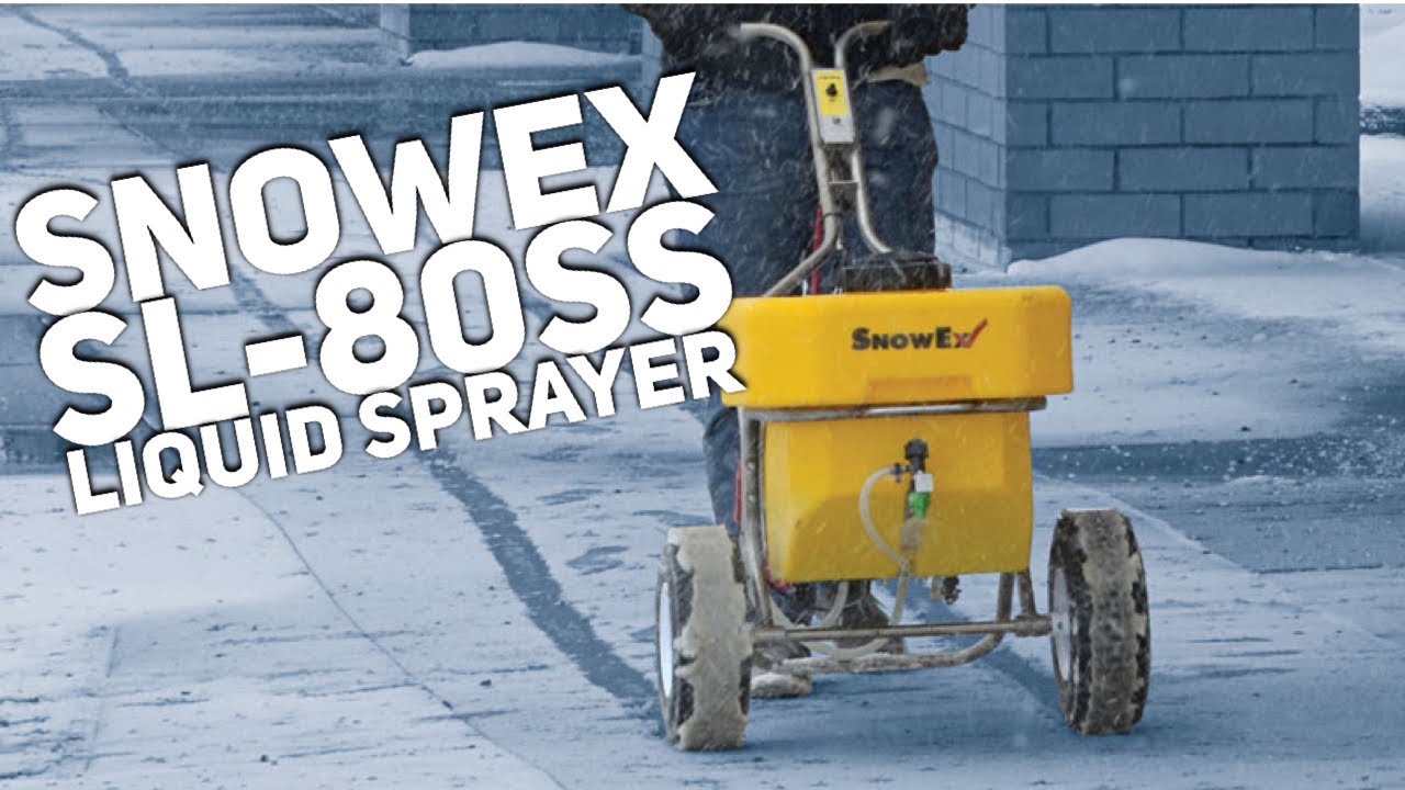 SnowEx SL-80SS Liquid Brine Sprayer - YouTube