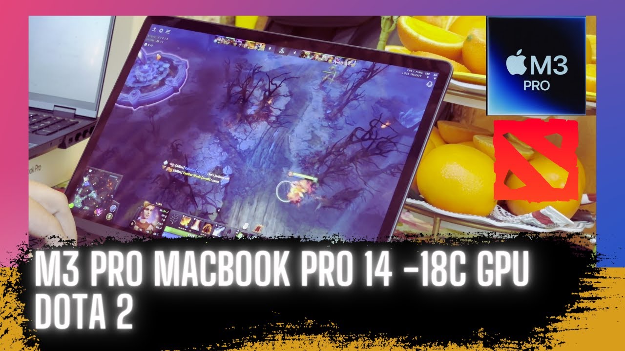M3 Pro Gaming - Macbook Pro Space Black - Dota 2 - MacOS Gameplay - YouTube