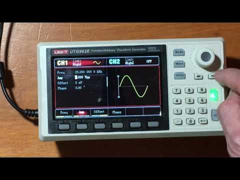 Uni T UTG932 Arbitrary Waveform Generator - YouTube