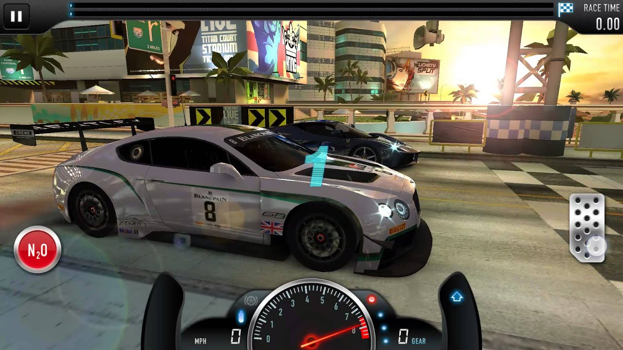 CSR Racing Bentley Continental GT3 SHIFT PATTERN 7.2xx [ FULL CREW ...