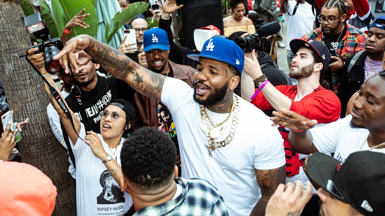 Game Performs Born2Rap Album at Exclusive Listening Party - YouTube