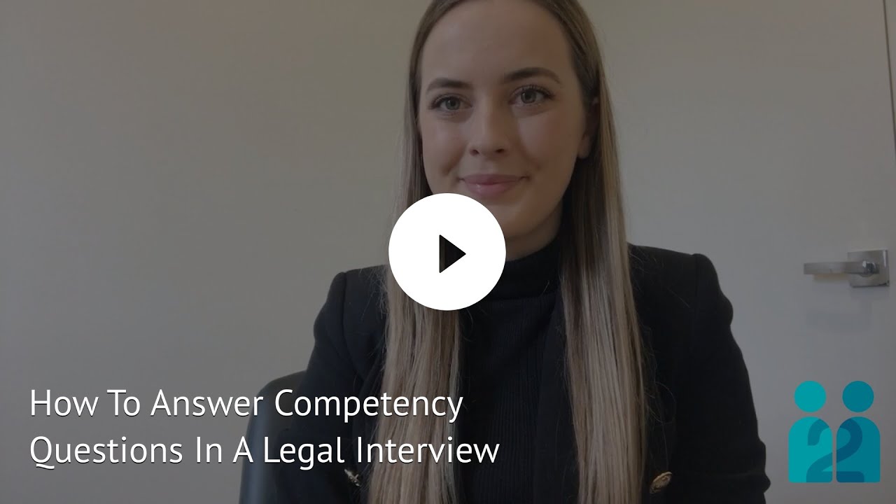 How To Answer Competency Questions In A Legal Interview - YouTube