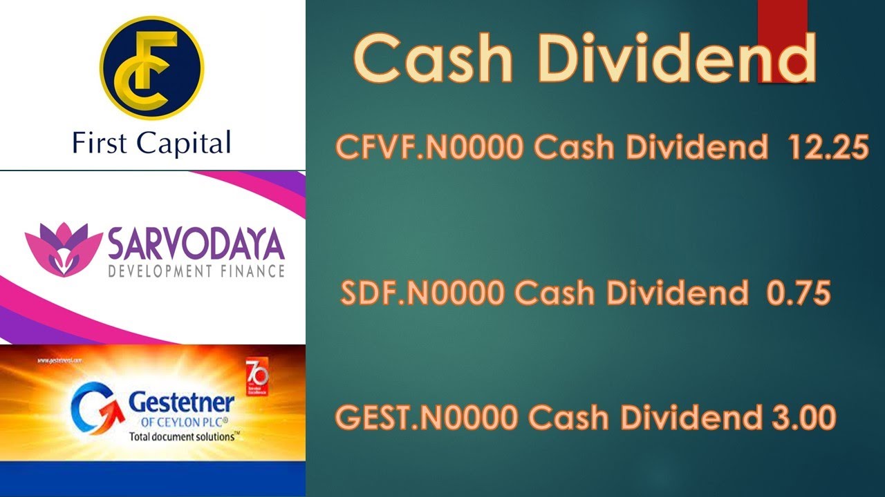CASH DIVIDEND (Check description) - YouTube