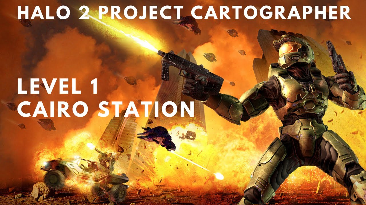 Halo 2 Project Cartographer - Level 1: Cairo Station - YouTube