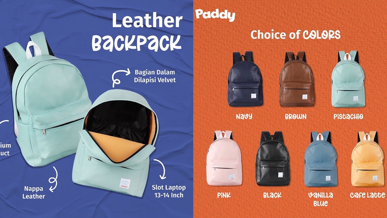 Review Backpack dari Paddy Bag | PaddyBag Leather Backpack - YouTube