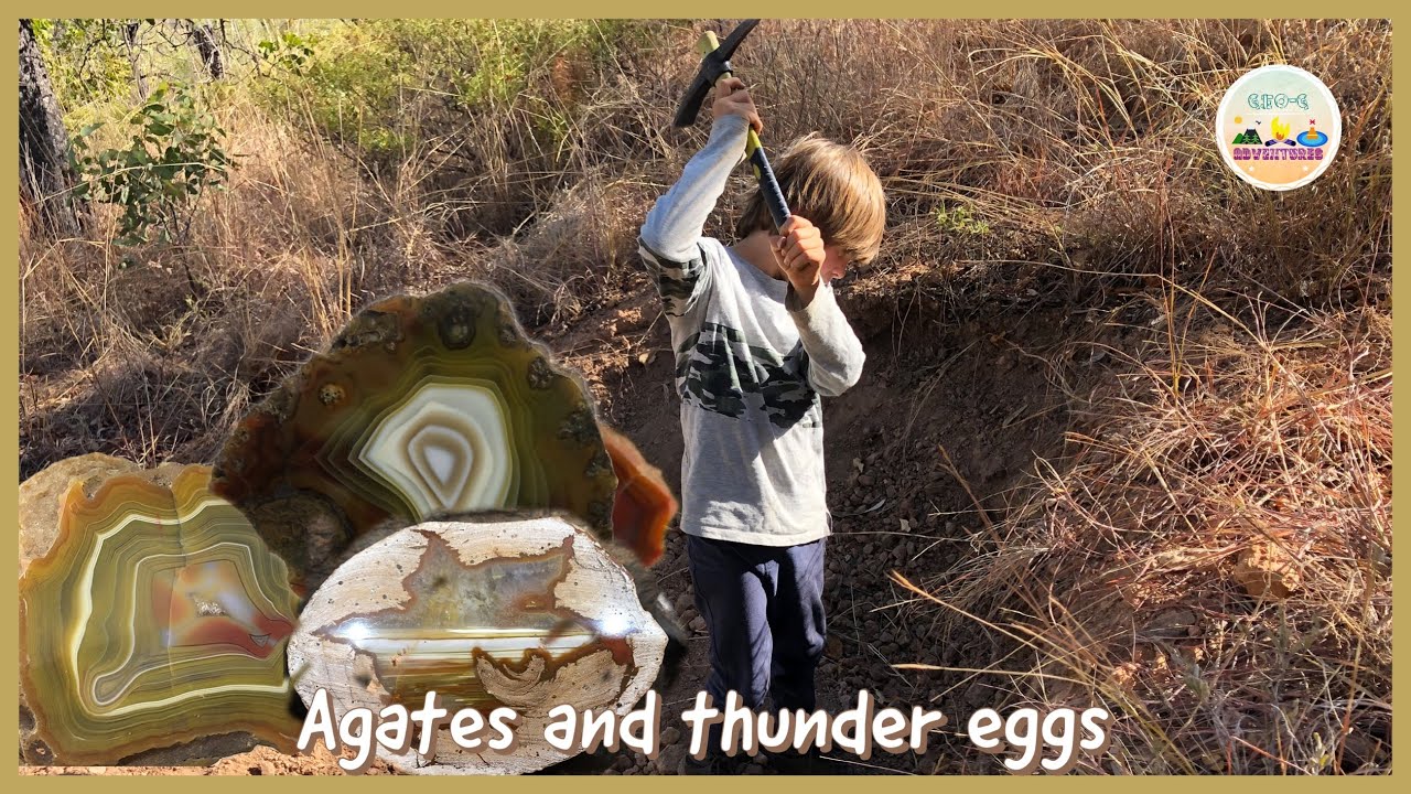 Fossicking in Agate Creek - YouTube
