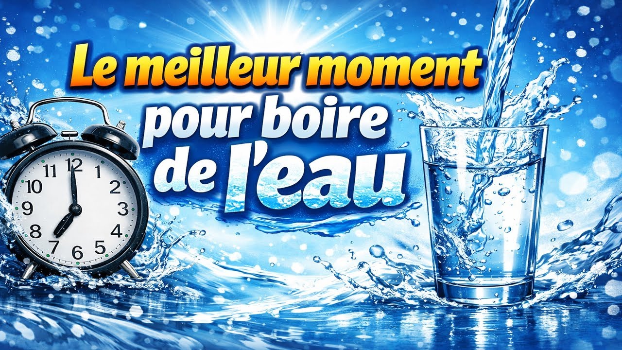 Le meilleur moment pour boire de l’eau - YouTube