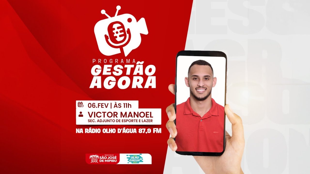 PROGRAMA GESTÃO AGORA - ENTREVISTA VITOR MANOEL - YouTube