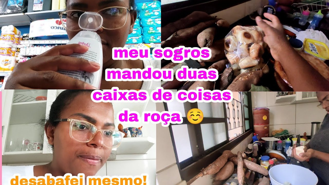 GANHAMOS MUITAS COISAS DOS MEUS SOGROS+ VOU TESTAR UM OUTRO LEITE PRA ...