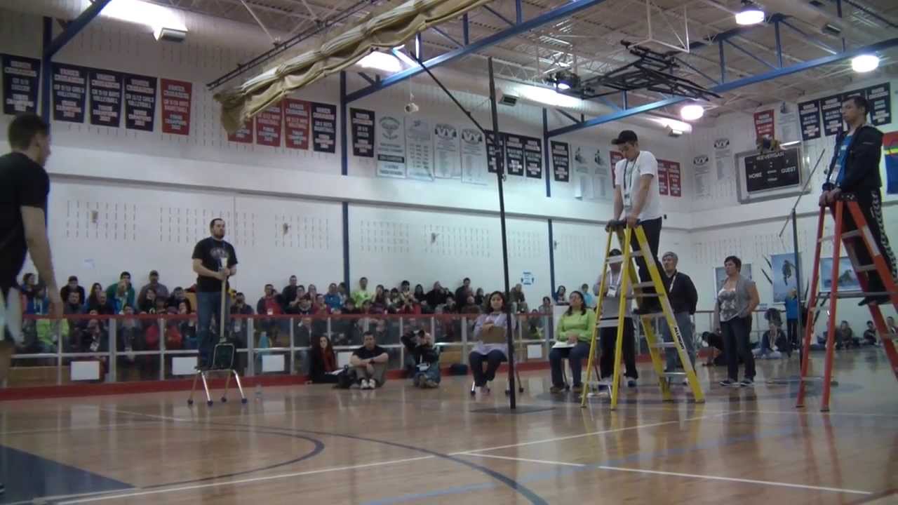 One foot high kick 2,70 meters (8'10'') Arctic Sports, Open Male ...