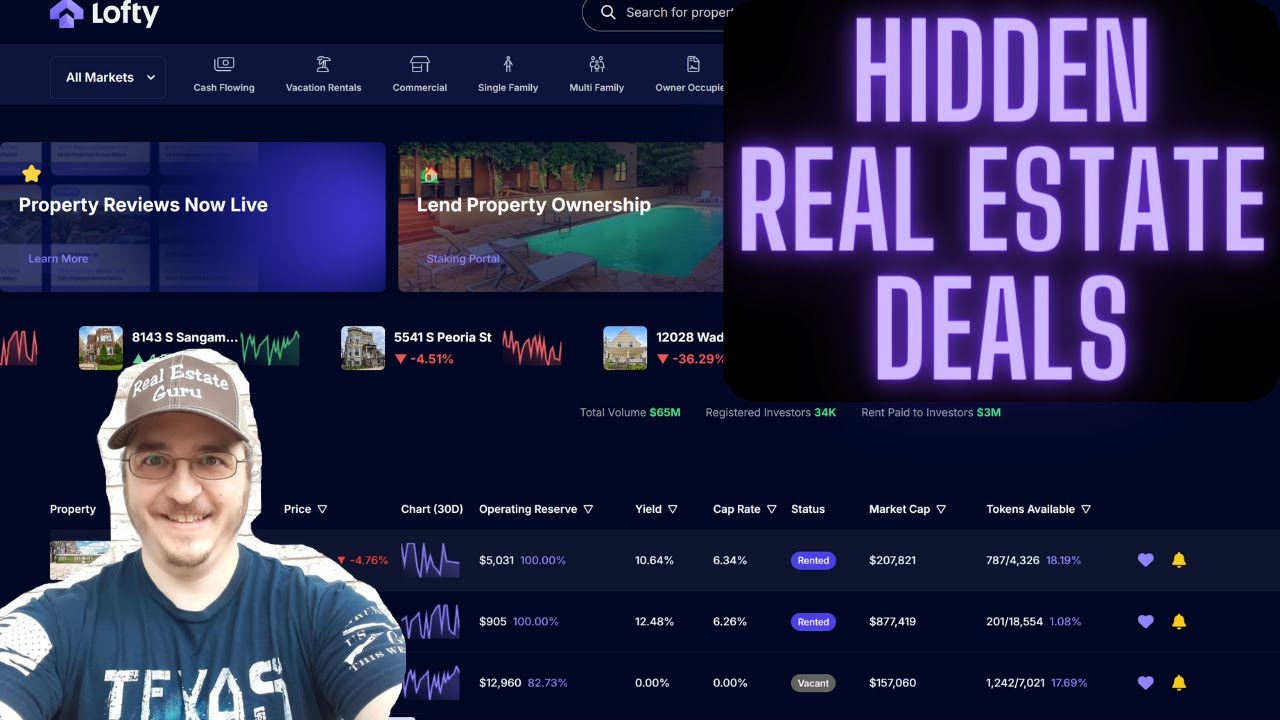 Investing in Fractional Real Estate Online - Finding Hidden Deals on Lofty - YouTube
