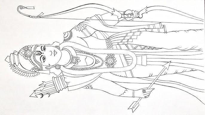 Rama God Drawing