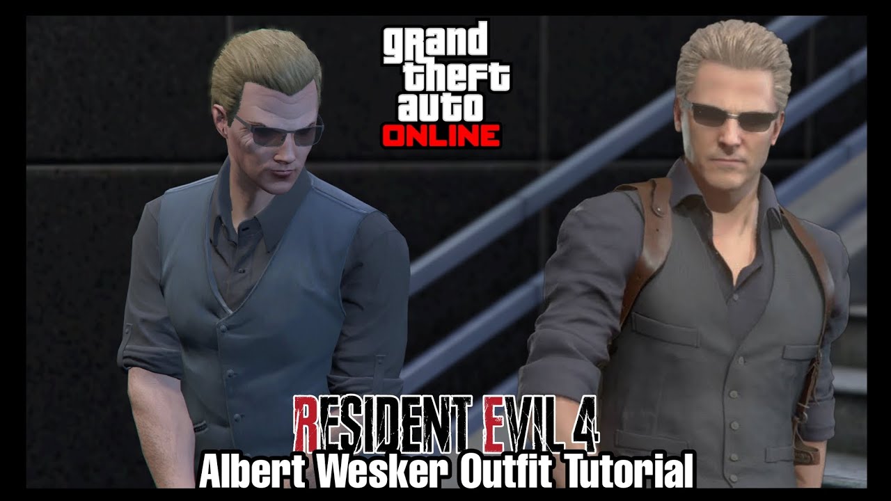 GTA Online - Albert Wesker (RE4 Remake) Outfit Tutorial - YouTube