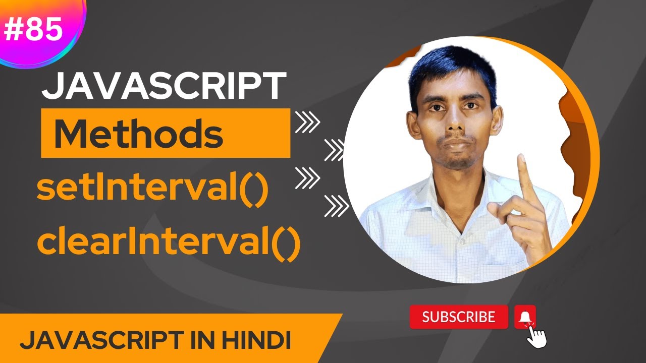 JavaScript setInterval और clearInterval Method Tutorial in Hindi | edutika - YouTube