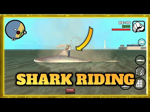 Shark riding mod gta sa android - YouTube