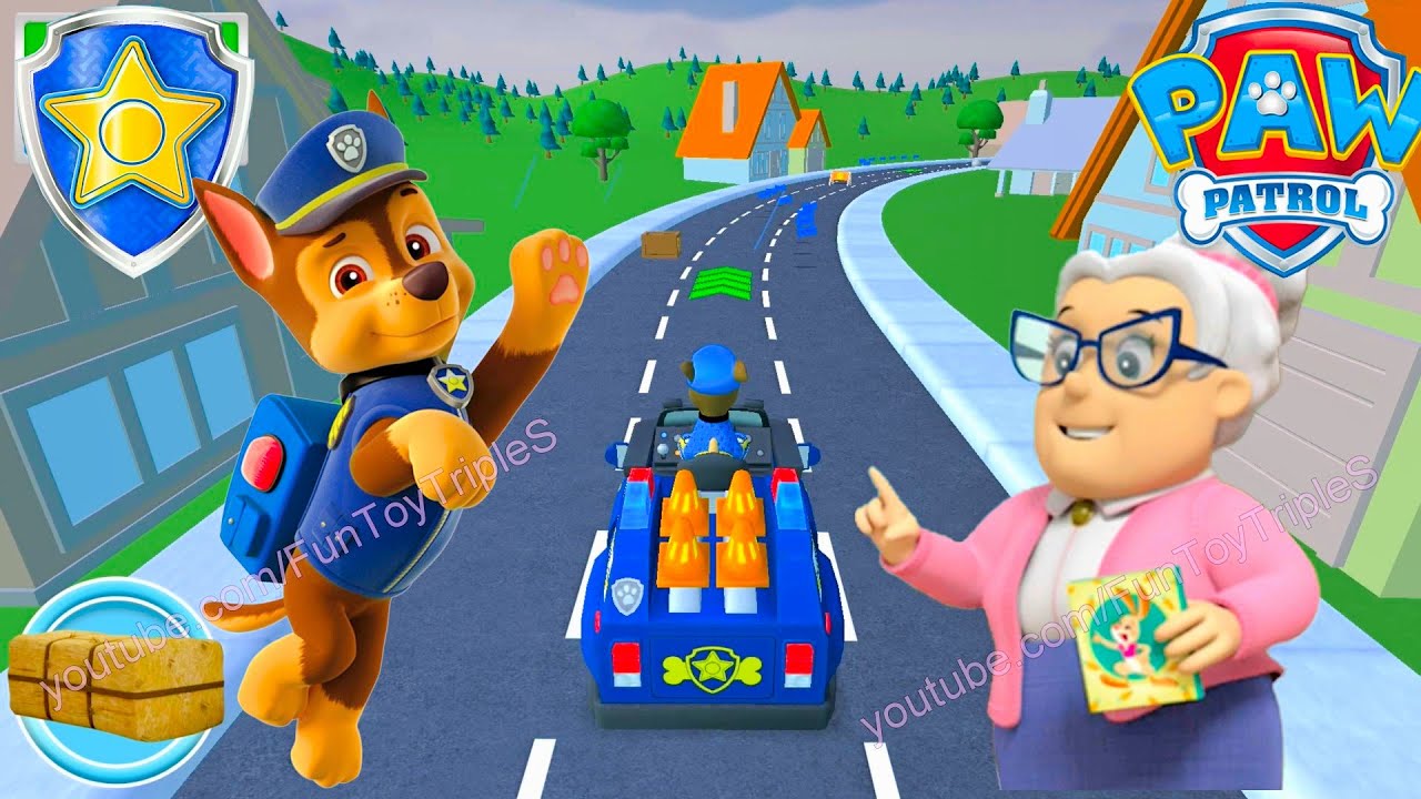 PAW Patrol - A Day in Adventure Bay #5 Chase help the Ms. Marjorie ...