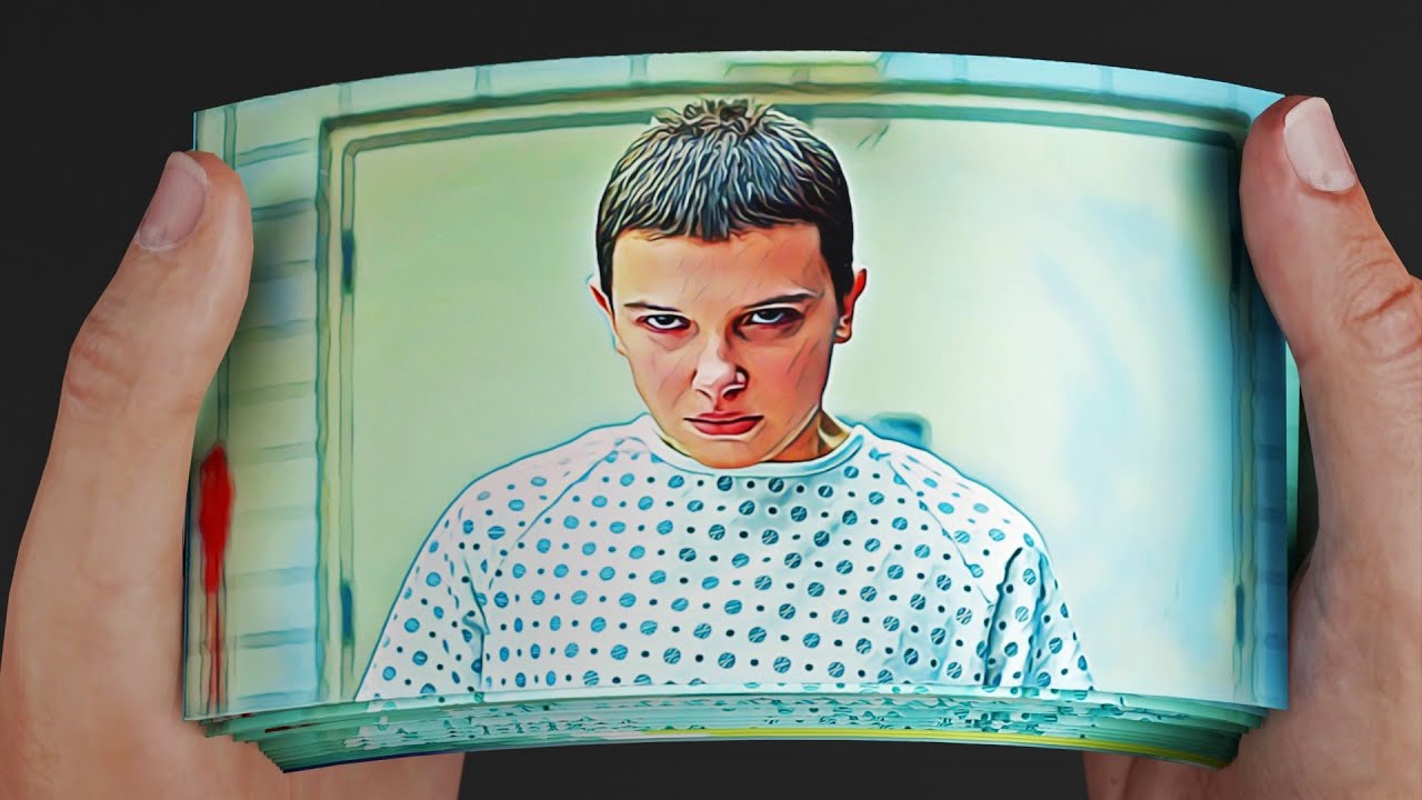 Stranger Things 4 Flipbook | One vs Eleven Fight Scene Flipbook 🔥 - YouTube