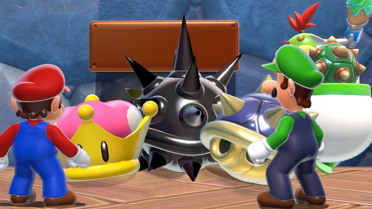 What happens when Mario use the Fury Sun Power-Up, a Blue Shell and ...