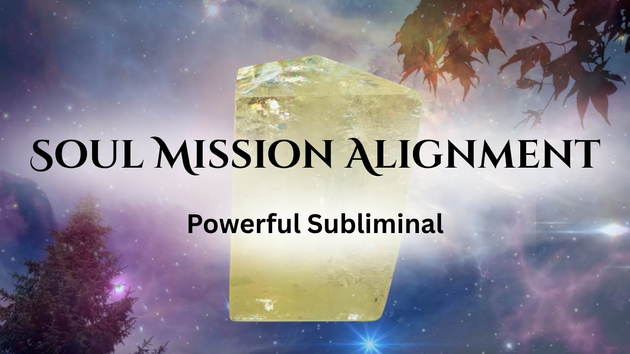 Soul Mission Alignment Life Purpose Activation Stellar Light Codes Upgrade Subliminal - YouTube