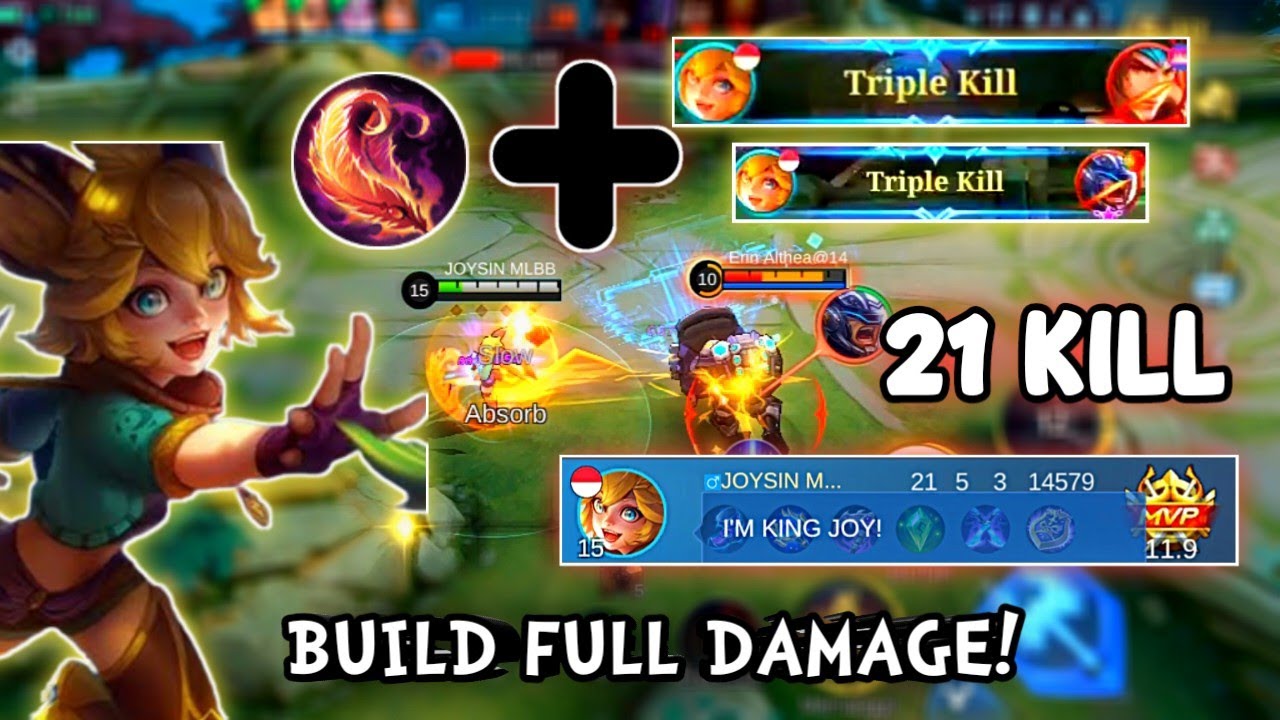 Gameplay Joy Build Full Damage! Build Joy Tersakit 2022 | Mobile ...