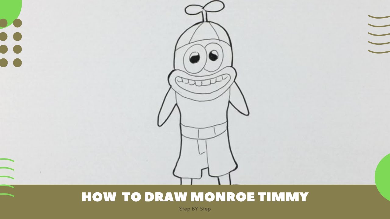 How to Draw Monroe Timmy Easy | SpongeBob - YouTube