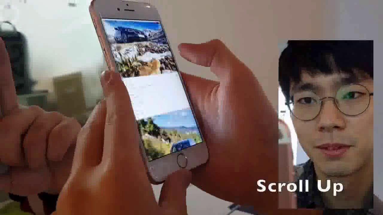 [VisualCamp] Mobile Eye Scrolling - YouTube
