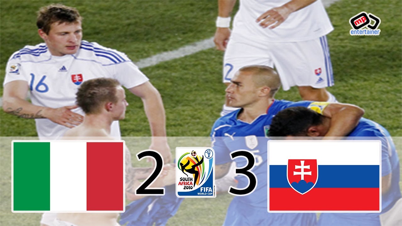 Italy vs Slovakia 2010 World Cup Highlights - YouTube
