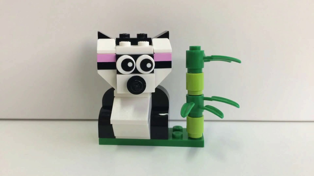 LEGO Panda Bear - Lego Speed Build - YouTube