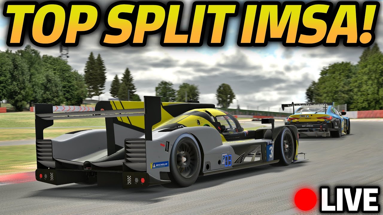 Crazy Strong Top Split IMSA Races! - iRacing Weekly Races - YouTube