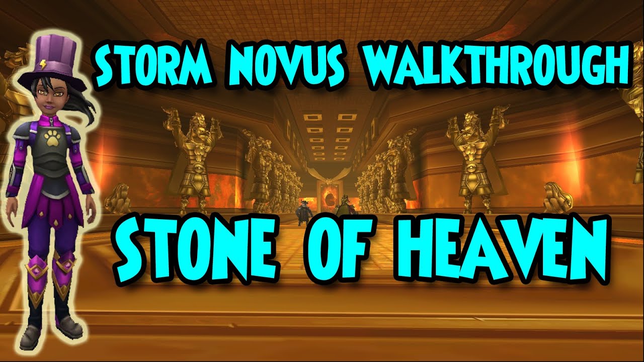 Wizard101: 🌩️STORM NOVUS WALKTHROUGH - STONE OF HEAVEN🌩️ - YouTube