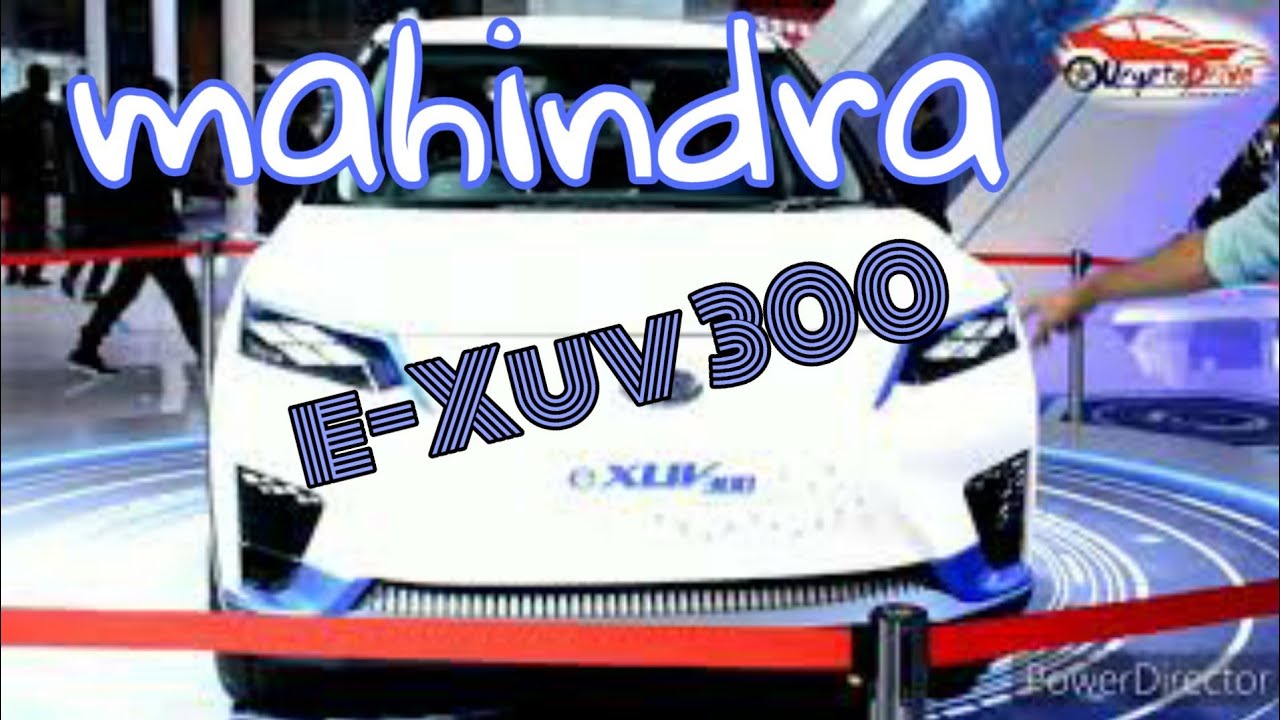 Mahindra XUV 300 in electric mode- EV! || eXUV300 Polar White ...