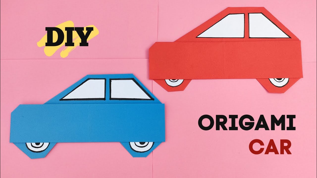 Origami Paper Car | How to make a simple and easy paper car | DIY paper ...
