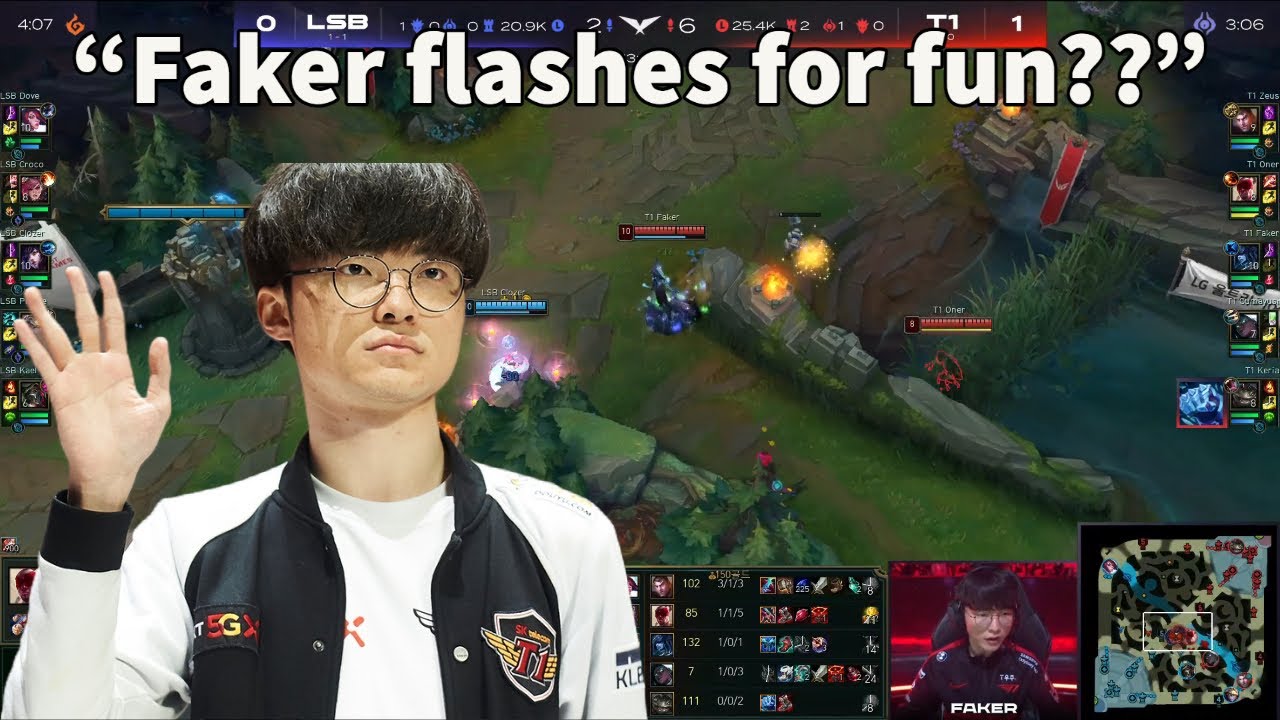 Faker TROLLS In The LCK With This Flash!! - YouTube