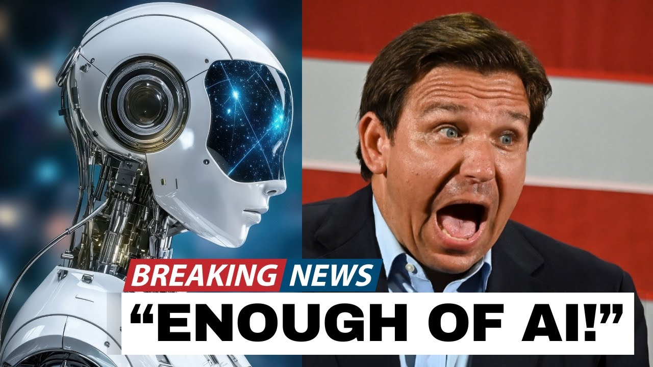 DeSantis FURIOUS Over OUT OF CONTROL AI - YouTube
