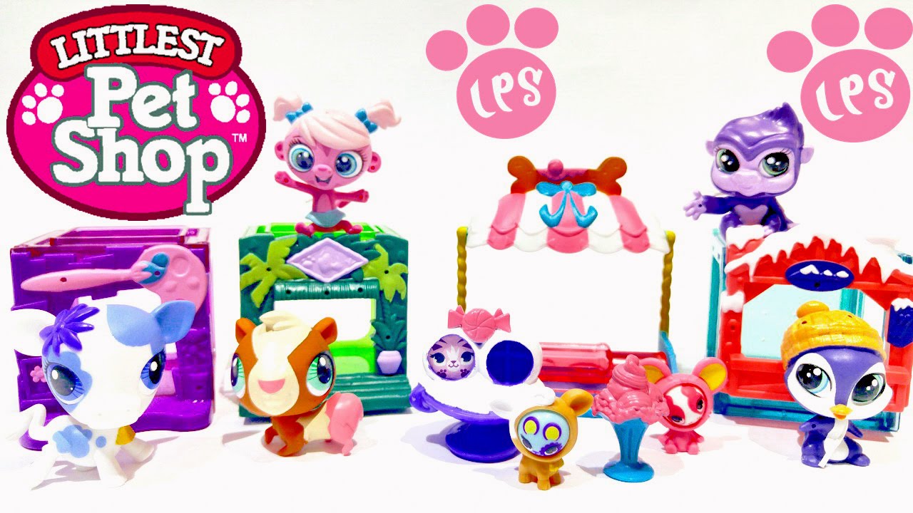 Littlest Pet Shop LPS Ice Cream Frenzy Playset Toys Video Littlest Pet ...
