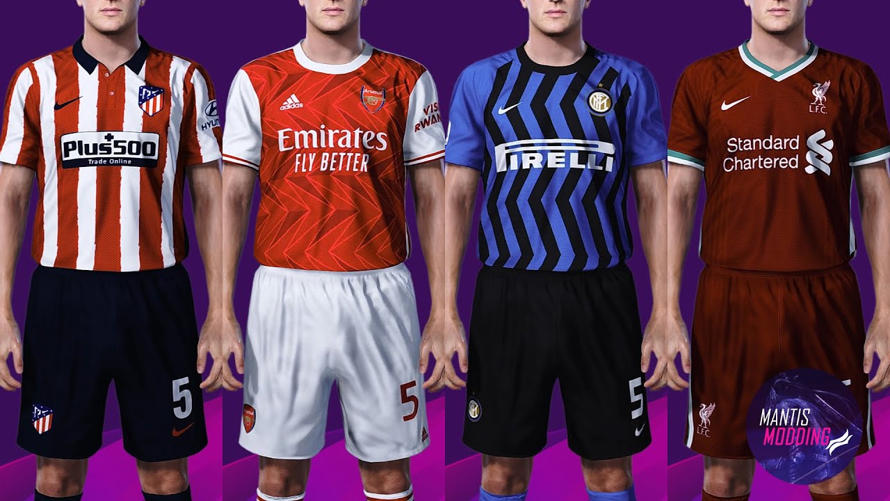 NEW KITS 2020/21 + CONFIGURATION PART 2 PES 2020 PS4/PC - YouTube