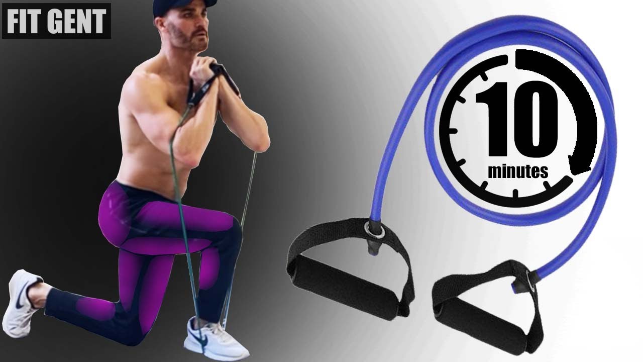 BAND LOWER BODY WORKOUT - NO ATTACHING - YouTube