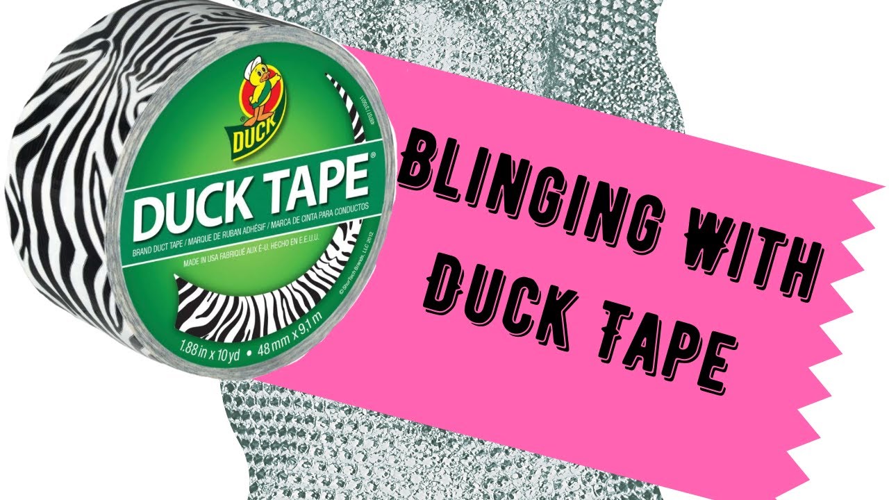 How to Bling With Duck Tape - YouTube