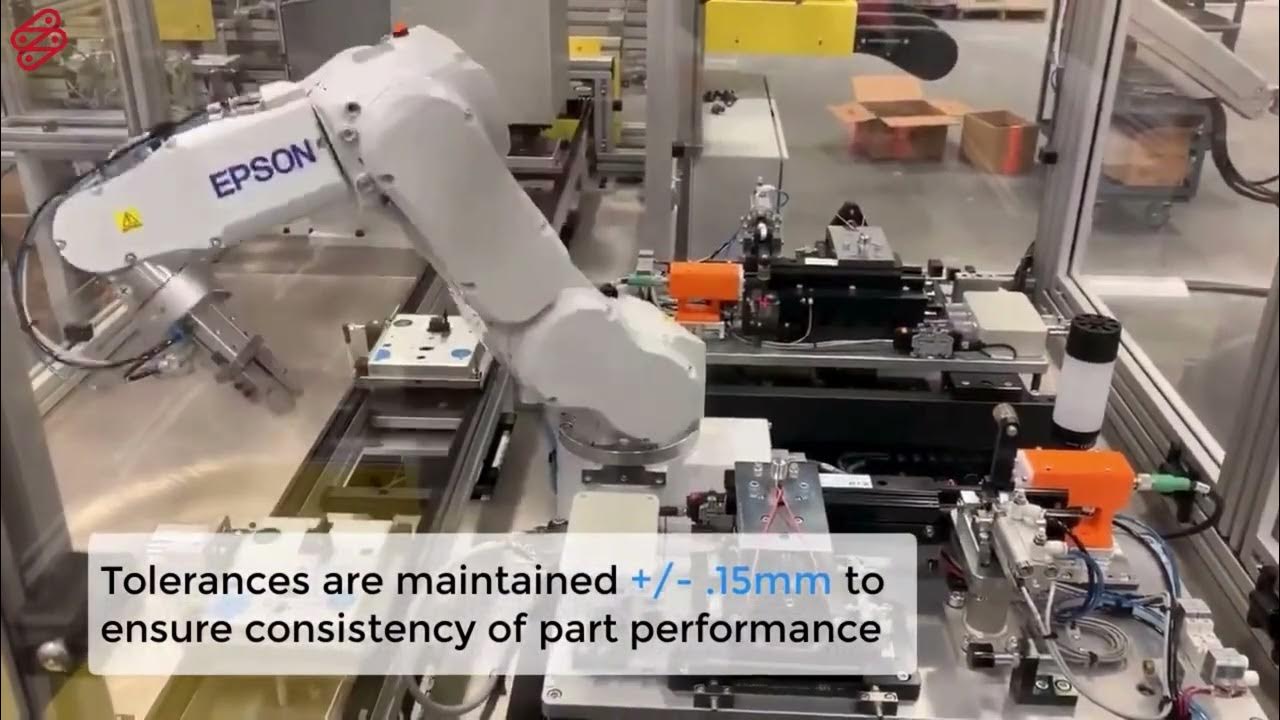 Seat Sensor/Door Handle Assembly Machine - Addtronics Custom Automation - YouTube
