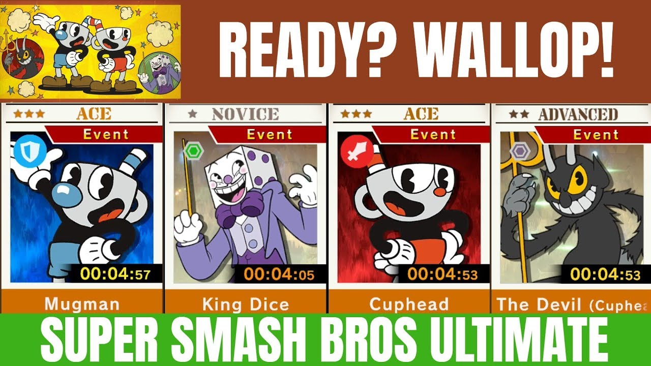 Super Smash Bros Ultimate Spirit Board Event: Cuphead Ready? Wallop ...