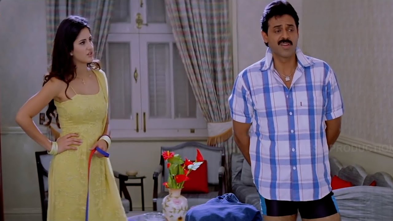 Malliswari Super Comedy Scenes | Venkatesh, Katrina Kaif, Sunil | SP ...