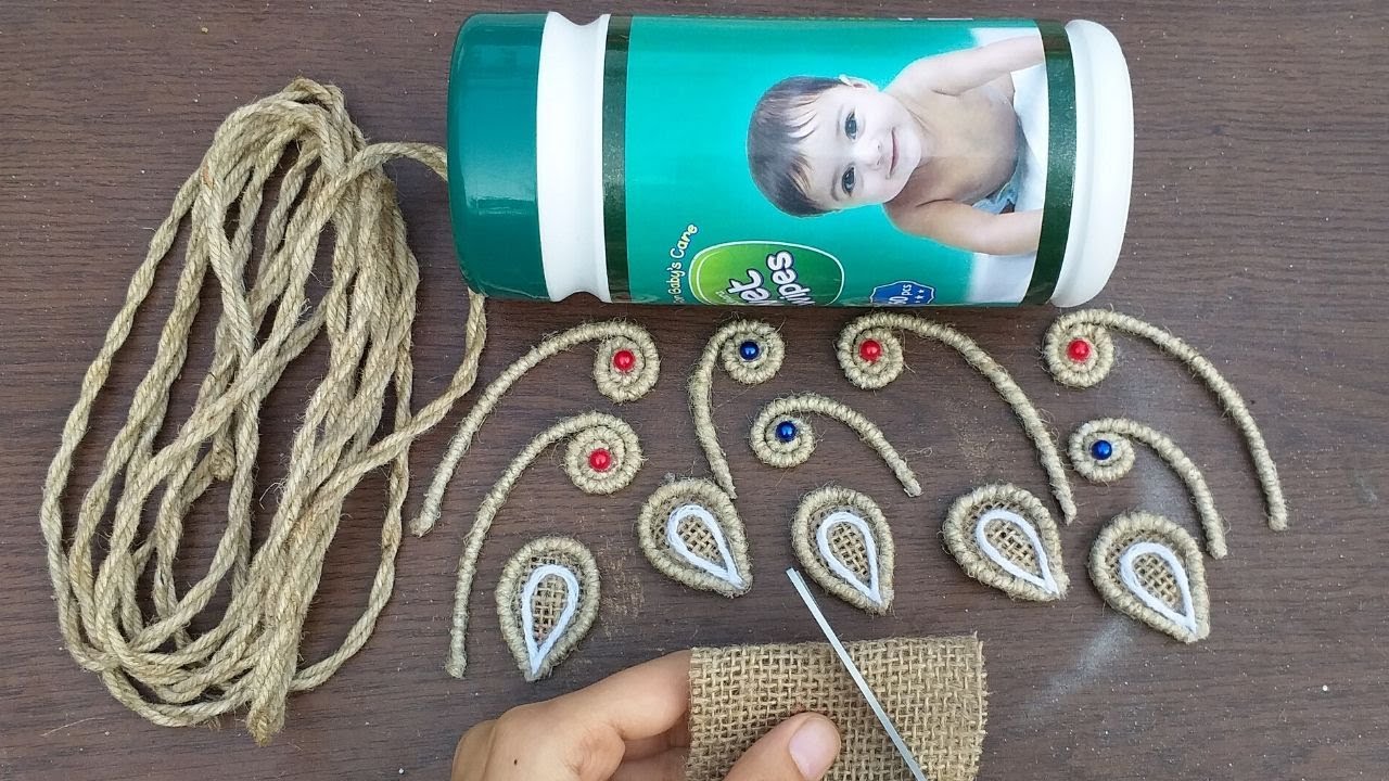 DIY Jute Burlap & Plastic Pot Design Jewellery Box || Beast Out Of ...