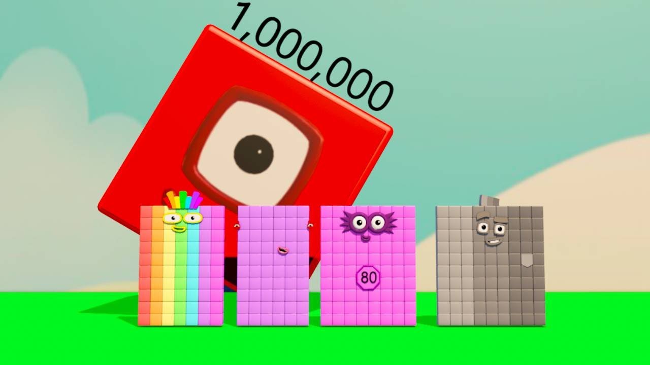 New Meta Numberblocks 1 to 800 Numberblocks Biggest Number Pattern ...